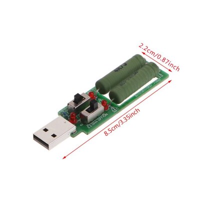 USB Tester Adjustable 3 Current 5V Resistance Tester Resisto