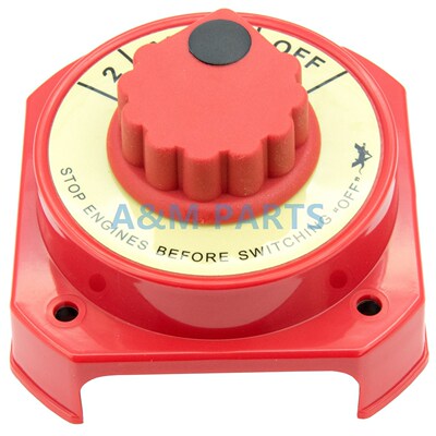 Marine Battery Switch Selector 4 Position Power Dual Battery