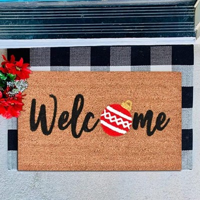 Doormat Indoor Entrance Christmas Doormats Welcome Home
