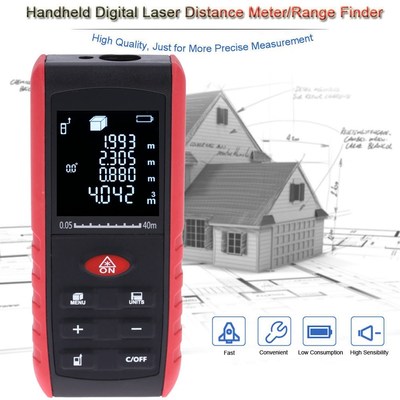 Digital tape measure construction tools Handheld laser range