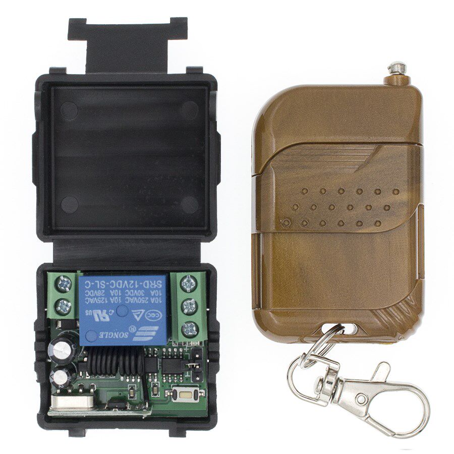 DC 12V 1 Channel Wireless Relay Remote Control Switch Receiv_虎窝淘