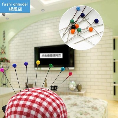 500 pcs Color Bead Needle Metal Rustproof Sewing Pins Multic