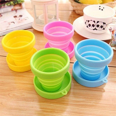 1Pc Folding Cups 100ml BPA FREE Food Grade Water Cup Travel