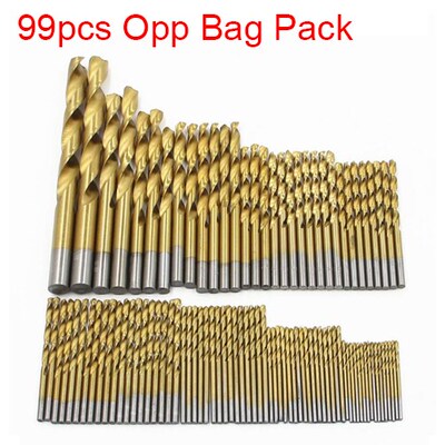 Hole Opener Iron Box packing 99PCS HSS Twist Drill Bits Set