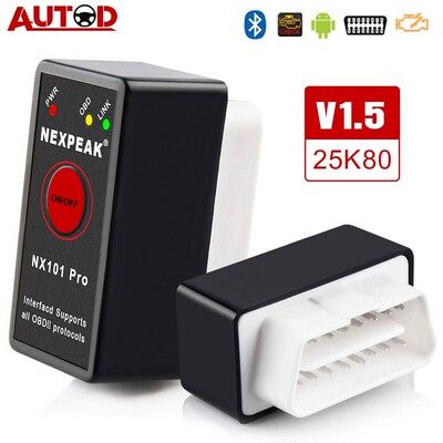V1.5 ELM327 OBD2 Scanner Bluetooth pic18f25k80 OBD 2 Mini Au