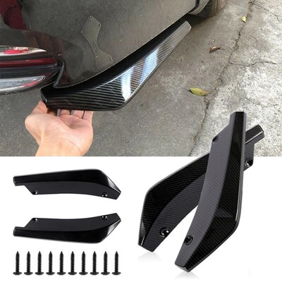 2pcs Universal Car Rear Bumper Lip Angle Splitters Diffuser