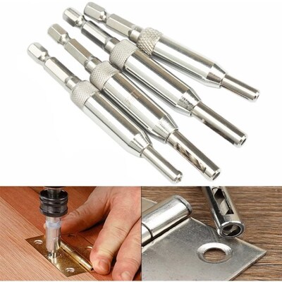 4pc/set Hinge drilling Boring Hole Wood Hole opener Puncher