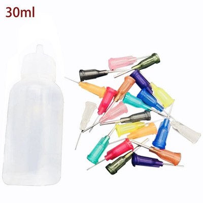 Transparent Polyethylene Needle Dispensing Dispenser Bottle