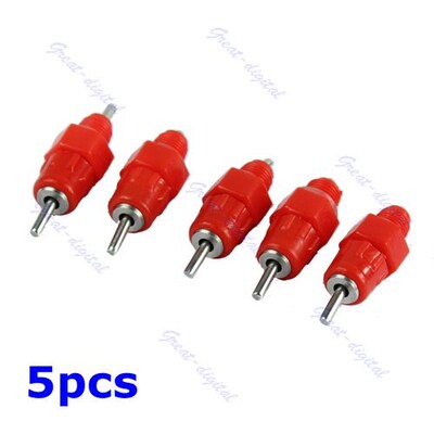 5pcs Chicken Duck Hen Screw In Poultry Water Nipple Drinker