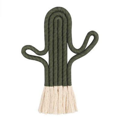 Nordic Room Decoration Cactus Tapestry Macrame Wall Hanging