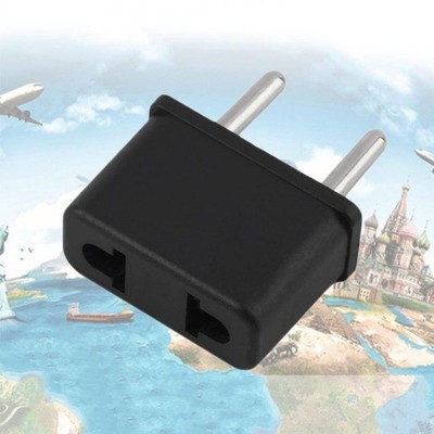 2pcs/lot US To EU Europe 220V Standard AC Power Plug Adapter