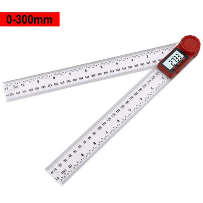 300mm/200mm Digital Angle Ruler Inclinometer Goniometer Pr