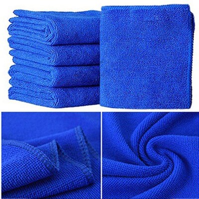 5pcs/10Pcs Microfibre Cleaning Auto Soft Cloth Washing Cloth
