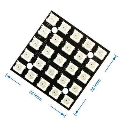 1pcs X WS2812B 5050 RGB LED Full color driver 25-bit lantern