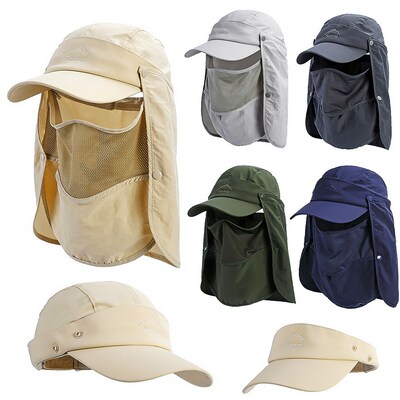 Quick-dry Sun Protection UV Fisherman Hat Foldable Windproof