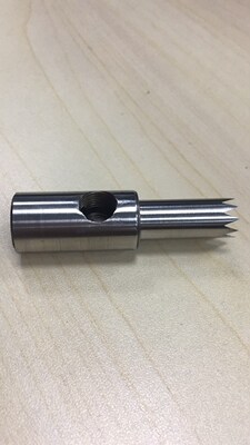 Puncher main parts punch pin serrated hole punch pin teeth p