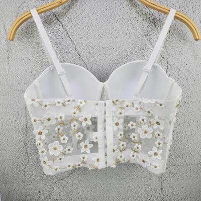 dropship camis casual summer camisoles tulle neck slash