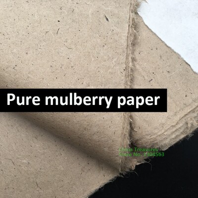 10sheets/lot Chinese Pure Mulberry Paper Antique Method Hand