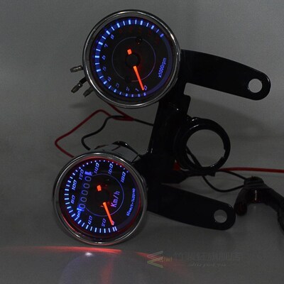 Motorcycle Odometer 2 in 1 Motorcycle LED Backlight Odometer
