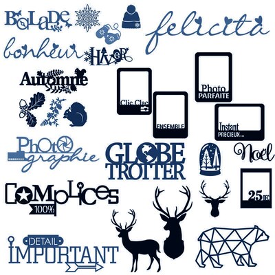 French Bonheur Automne Photographie Photos Ensemble Importa