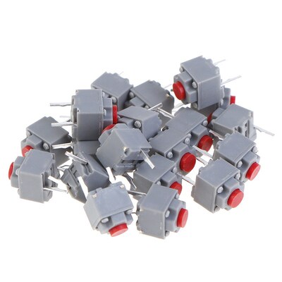 20pcs Mute Button 6*6*7.3 Silent Switch Wireless Wired Mouse