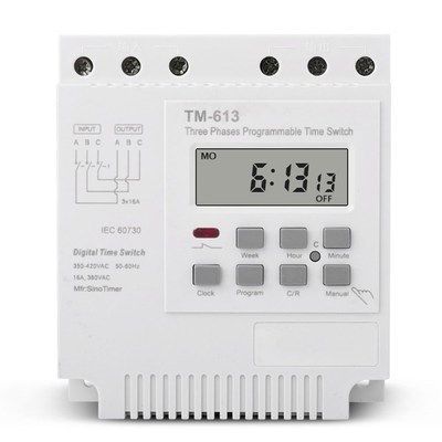 Relay Timer Switch Controller 380V Wire Connectors Intellige