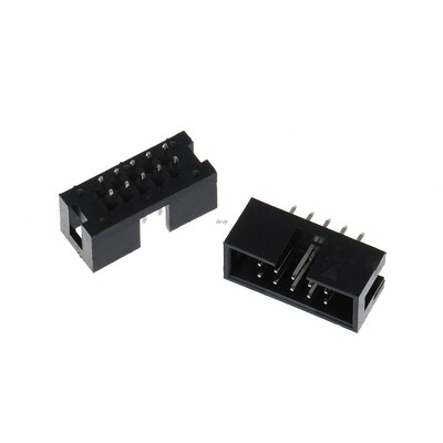 YAM 10 Pcs DC3 10 Pin 2x5 Pin Double Row 2.54mm Pitch Straig