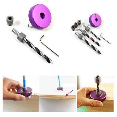 Joinery System Kit Vertical Hole Jig Puncher Drilling Guide