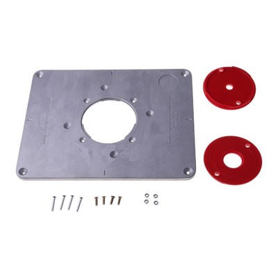 Aluminum Router Table Insert Plate 适用于 Wood Router Trimme