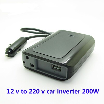 Ultrathin SUVPR 12 v to 220 v car inverter 200W auto voltage