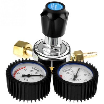G5/8 CO2 Gas Bottle Regulator Carbon Dioxide Welding Pressur