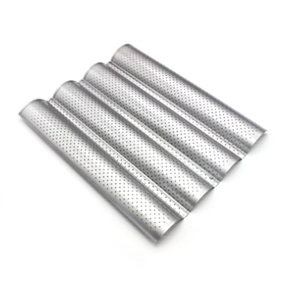 Food Grade Steel Groove Wave Bread Baking Tray For Baguette_虎窝淘