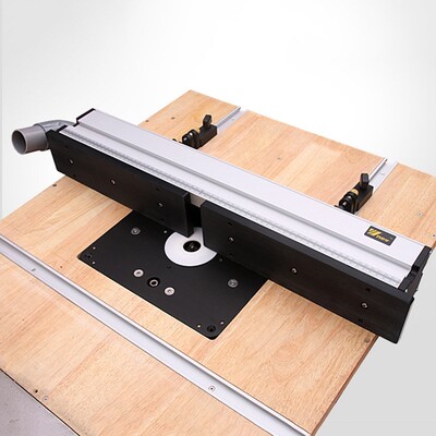 One Set Woodworking Aluminium Profile Fence with Sliding Bra