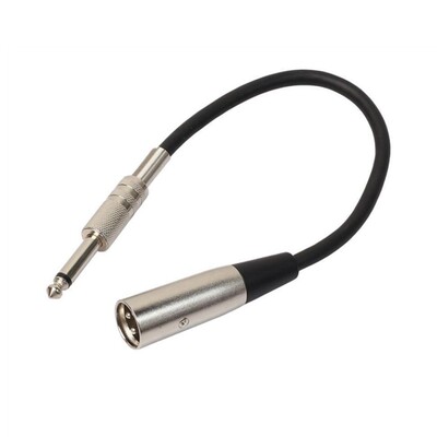 1/4 stereo Jack 6.35mm/6.5mm to 3Pin XLR Male Female Profes
