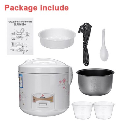 Efficient Electric Rice Cooker 2/3/4/5L Alloy Cast Iron Heat