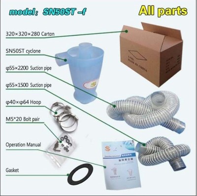 Composite supercharged cyclone dust collector filter System