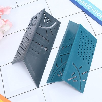 3D Mitre 1pc Wood Working Ruler Angle Measuring Gauge New 45