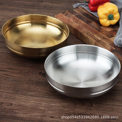 Korean stainless steel cold noodle bowl household bibimbap b