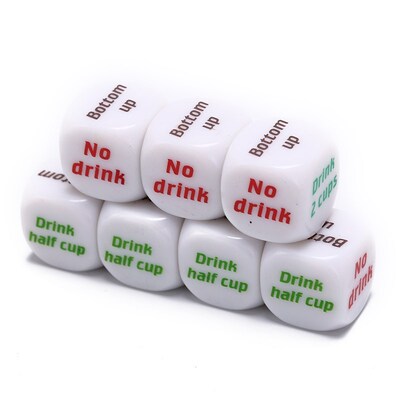 7pcs/Set Fun Dices Romance dice Lover Couple Games Funny Fli