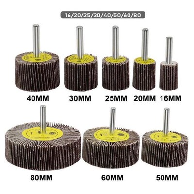 16-80mm 80 Grit Sanding Flap Wheel Disc Abrasive Grinding Wh