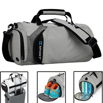 Men Gym Bags For Fitness Training Outdoor Travel Sport Bag M