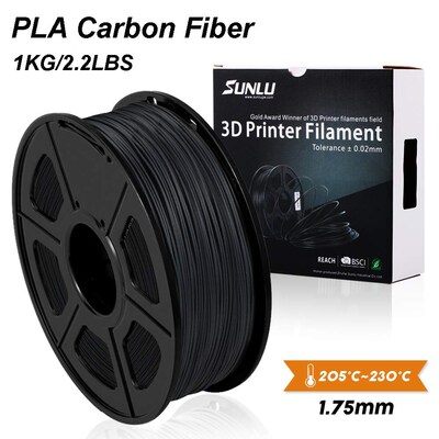 SUNLU PLA Carbon Fiber Filament 1.75mm 3D Printer Filament