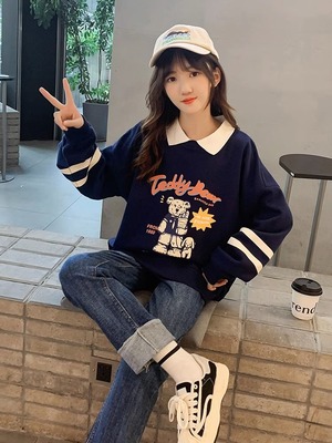 莉佳妍网红女童POLO衫休闲卫衣