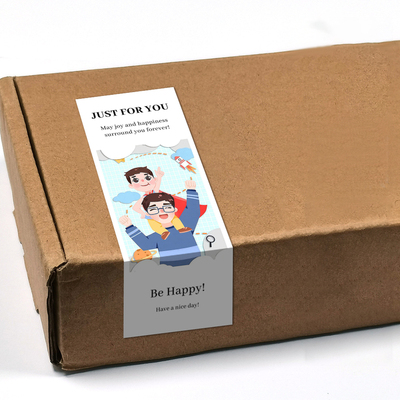 gytz5659父亲节通用迷你超大不干胶贴纸定制封口贴空白可手写包装