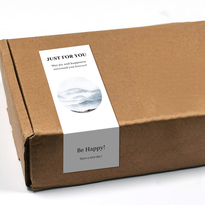 gytz7278新中式风高级感森系极ins简约通用超大不干胶贴纸封口贴