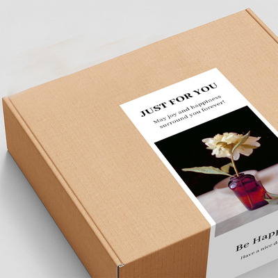 gytz6794高级感森系唯美插画ins极简约通用超大不干胶贴纸封口贴