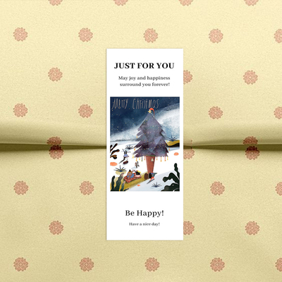 gytz3898跨境圣诞节通用迷你超大不干胶贴纸定制封口贴空白可手写