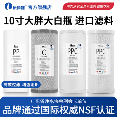 大白瓶前置过滤器滤芯10寸20寸大蓝瓶全屋中央净水器PP棉活性炭