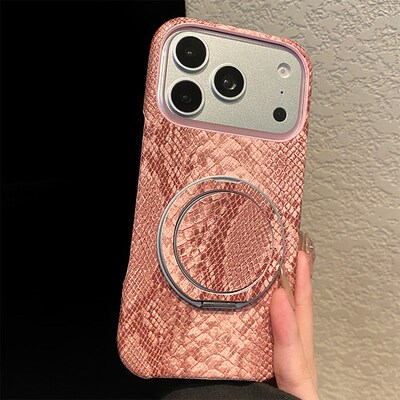 360旋转支架适用谷歌pixel10a手机壳pixe9proxl粉色pixel8por蛇皮纹9a简约晕染7仿皮10por皮纹Google硅胶软壳