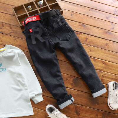 Boys jeans fall/winter 2021 new big boy boy pants children's